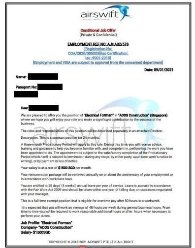 Recruitment and phishing scams
