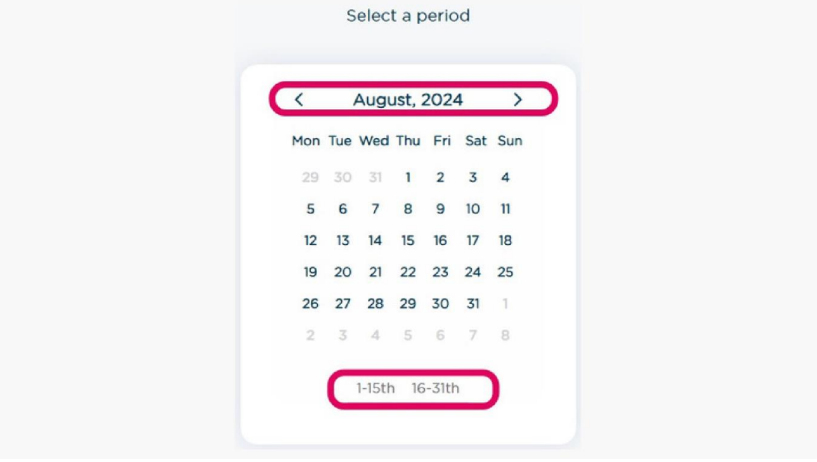 How do I create a timesheet semi-monthly & daily?