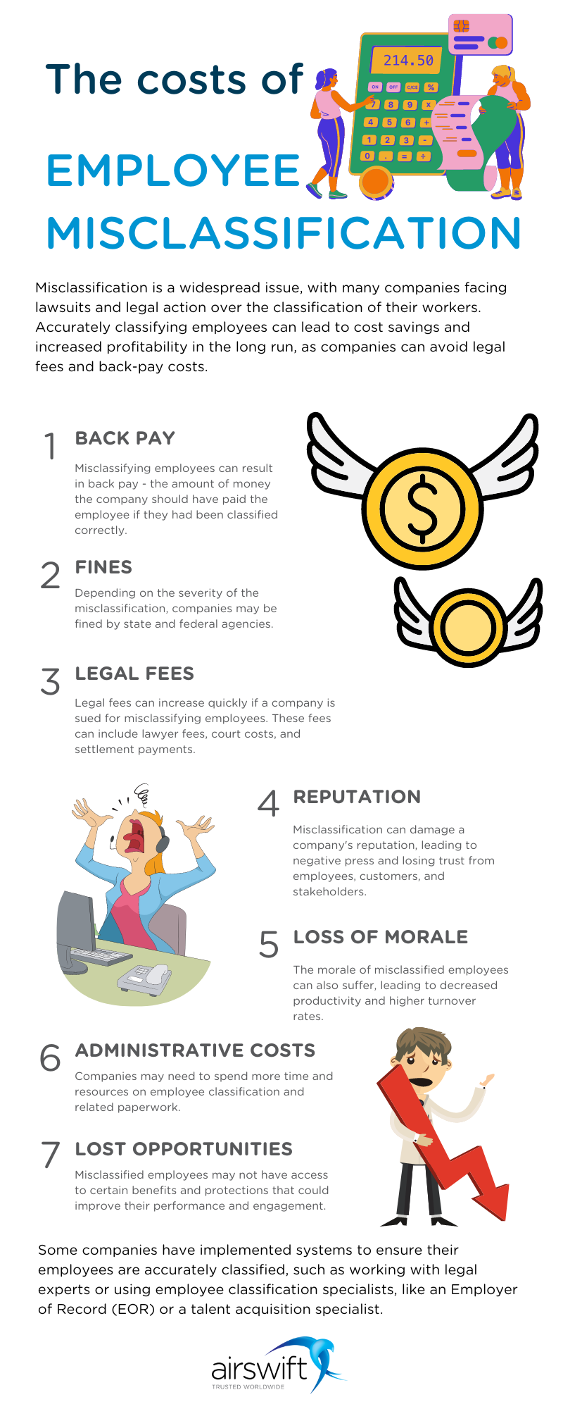 Beware of employee misclassification: Legal implications to know